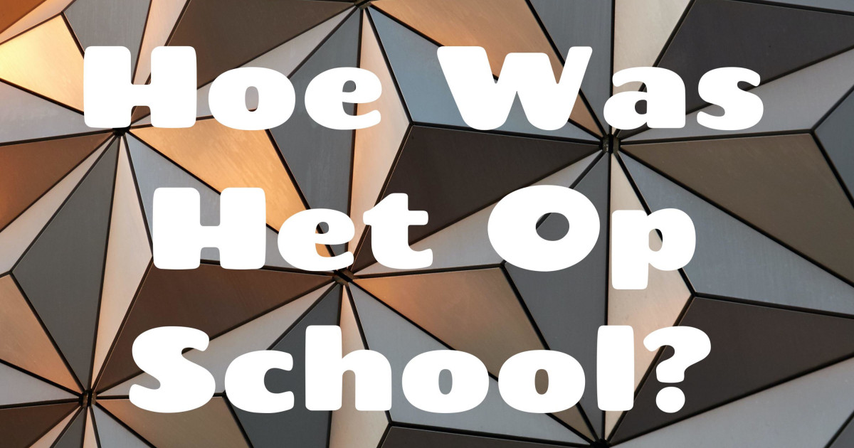 Hoe Was Het Op School? | Vriend van de Show